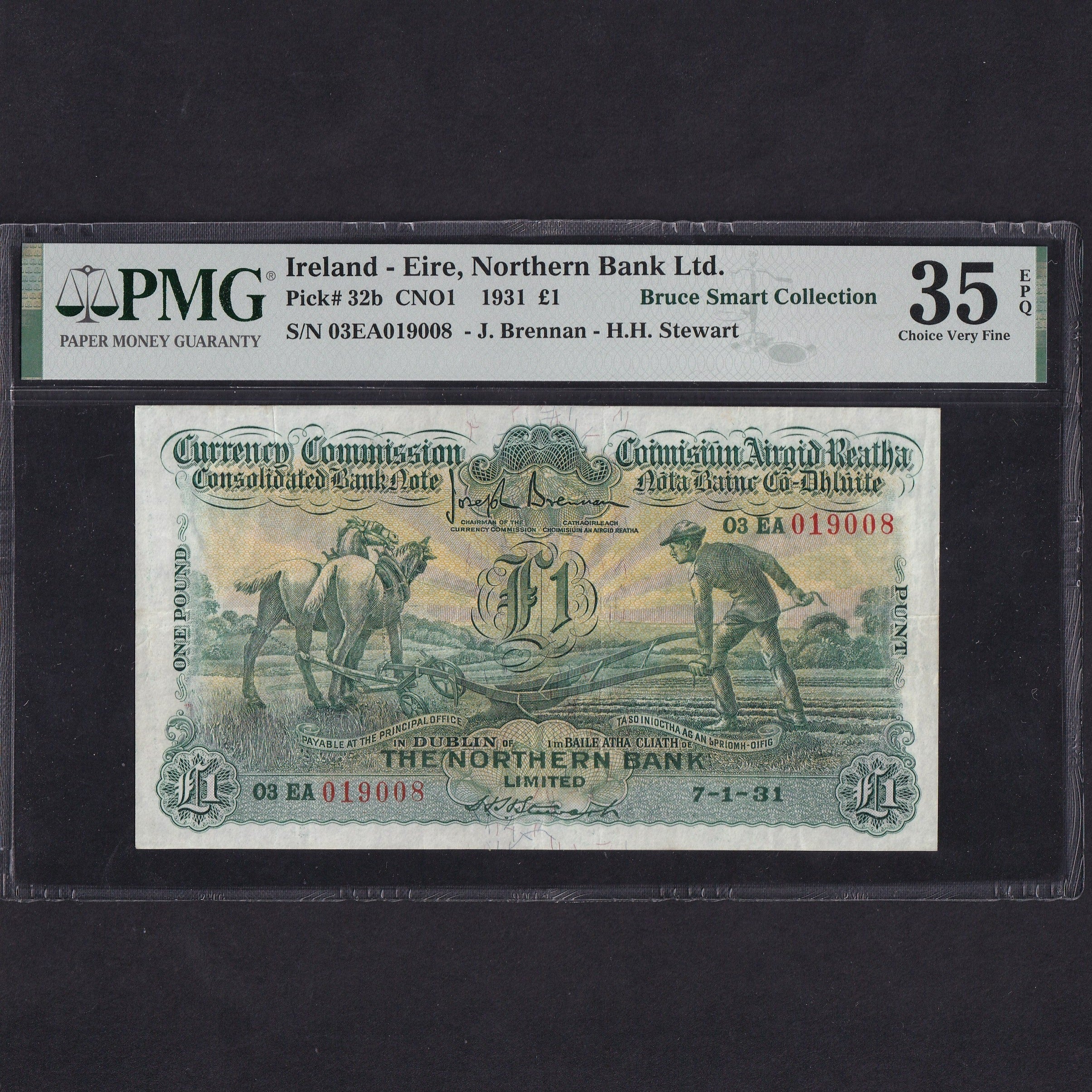 Ireland (P32b) The Northern Bank Limited, £1, 7th January 1931, PMG35 ...