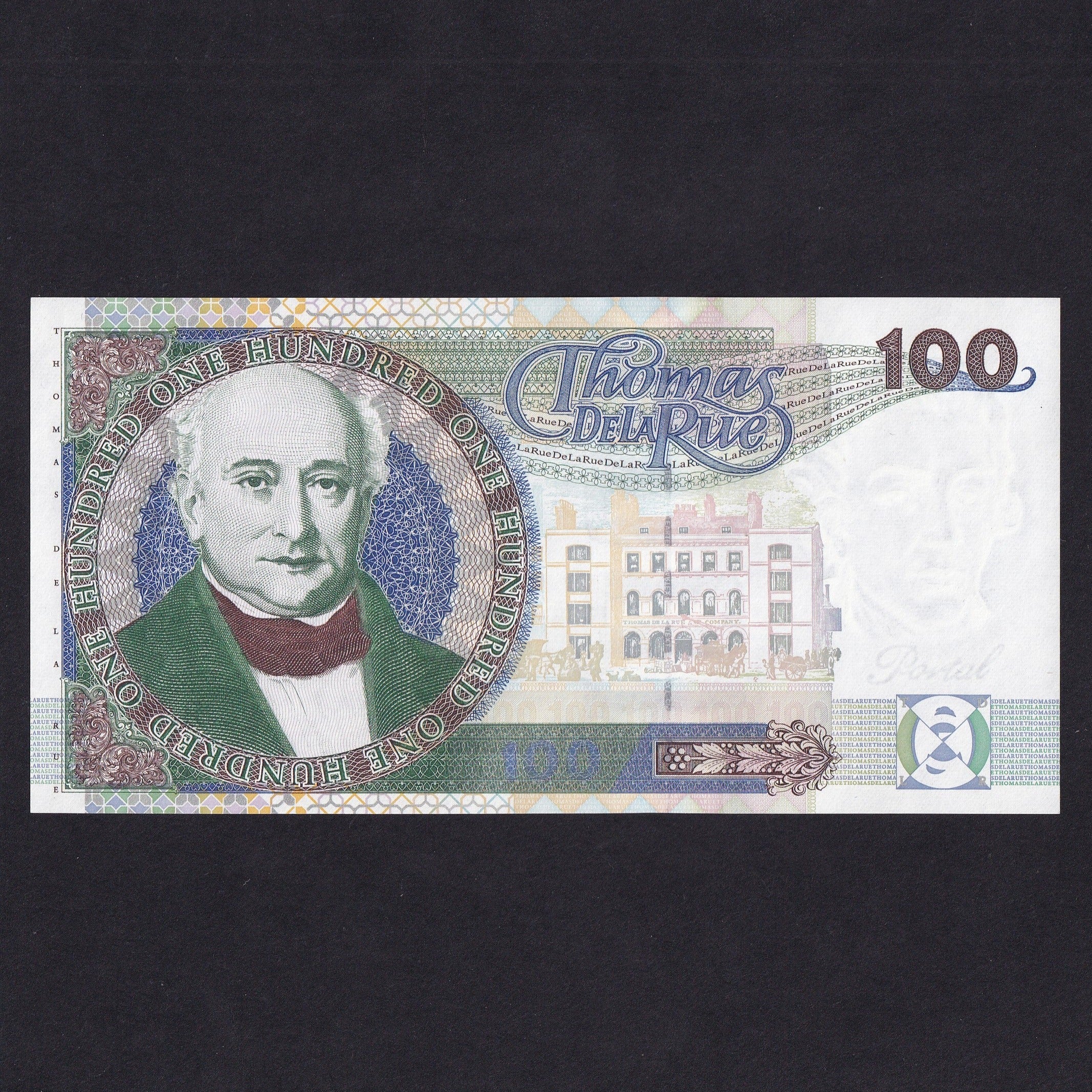 Promotional - De La Rue, 1996, watermark Portal, UNC – Colin Narbeth ...
