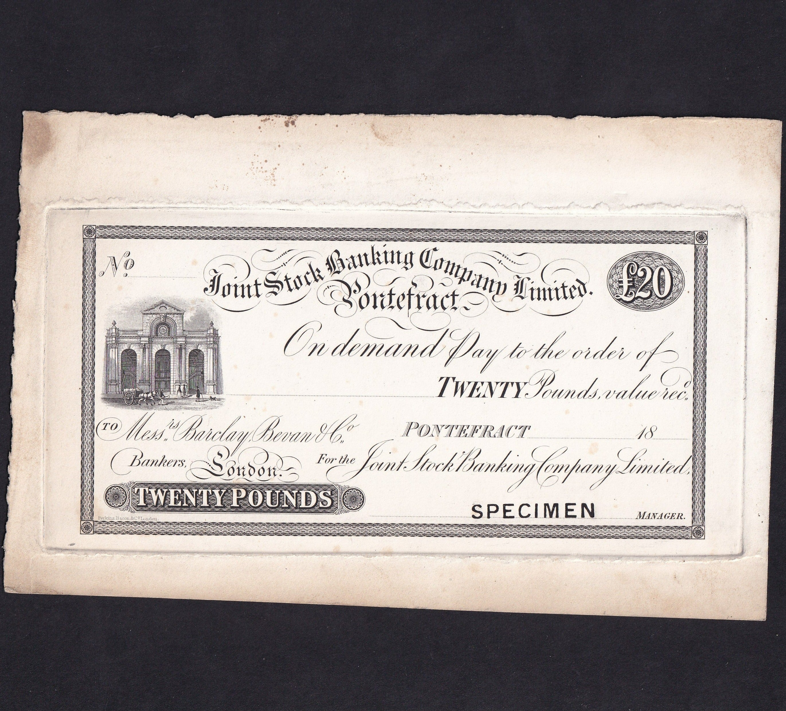 Provincial - Pontefract, Yorkshire, Joint Stock Banking Company Limite ...